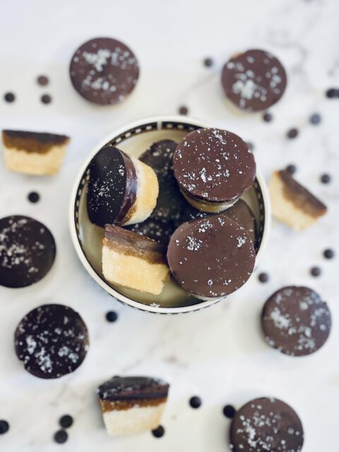 No-Bake Mini Twix - Helen Ridgeway Nutrition