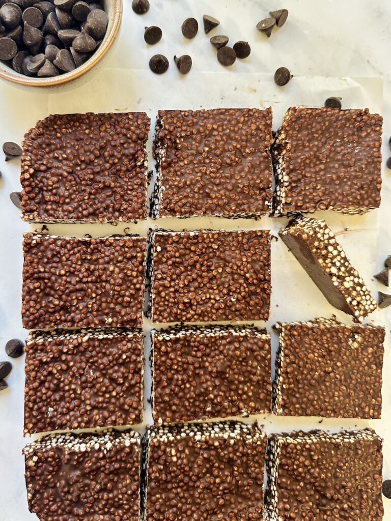 Puffed Quinoa Bars - Helen Ridgeway Nutrition