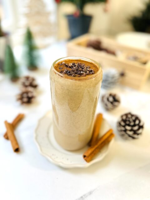 High Protein Gingerbread Smoothie - Helen Ridgeway Nutrition