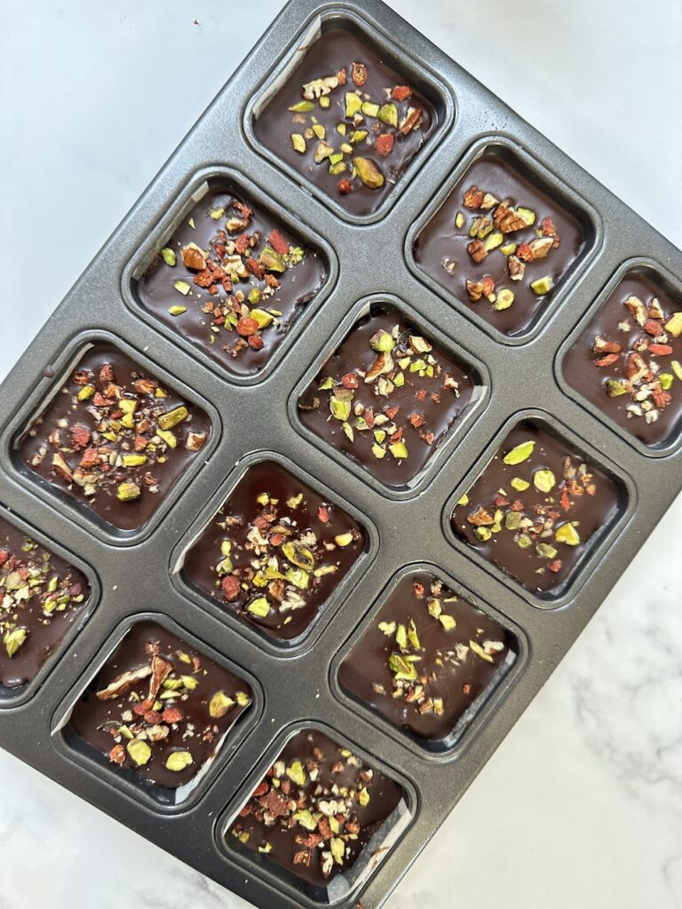 No Bake Tahini Brownies - Helen Ridgeway Nutrition